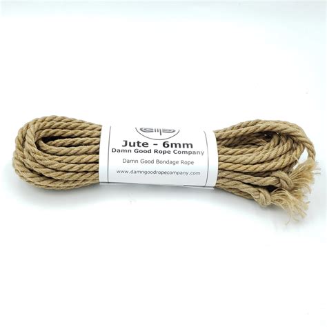 Natural Jute Bondage Rope 6mm