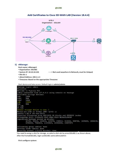 Sd Wan Self Hosted Lab Pdf Internet Protocols Virtual Private Network