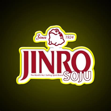 Korean Famous Beverage Jinro Soju Logo Beer Bar Decor Led Neon Sign Rgb