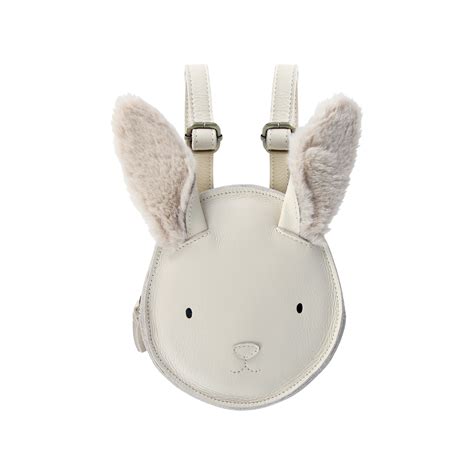 Kapi Exclusive Backpack Snow Bunny Cream Leather Donsje Amsterdam