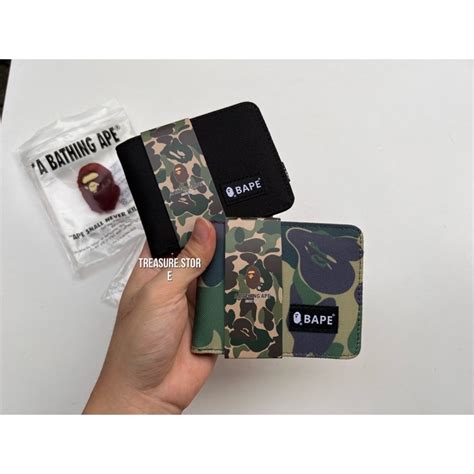 Bape Wallet Bag Ape Short Wallet Bag Duit A Bathing Ape Shopee