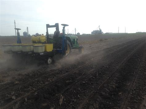 Planting A Soybean Test Plot At The Farm Research Center Bigyield