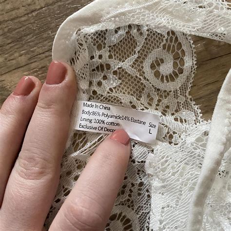 Nwot White Lace Thong Brand New Never Worn But Depop