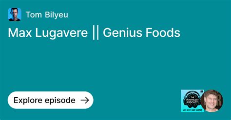 Episode Max Lugavere Genius Foods Ask Tom Bilyeu