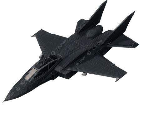 Stealth Fighter Jet Black