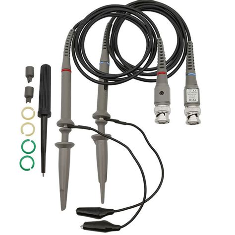 P6100 Bnc Oscilloscope Probe Kit 100mhz Oscilloscope Clip Probe Cable Clamp Probe Test Wire For