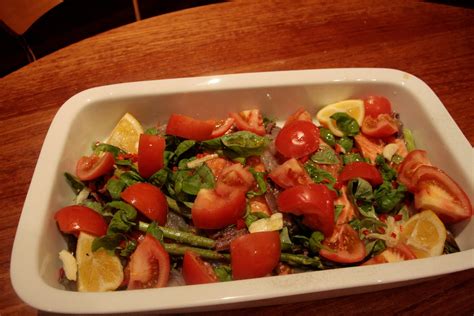 Jamie Oliver Salmon Tray Bake Salsa Verde