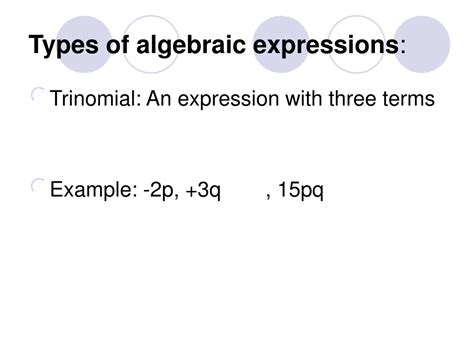 Ppt Lesson 1 Algebraic Expressions Powerpoint Presentation Free