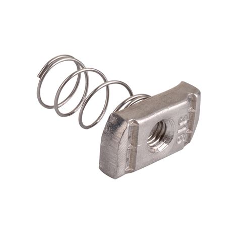 Nut Spring Regular Threaded Rod Stainless Steel Electrical