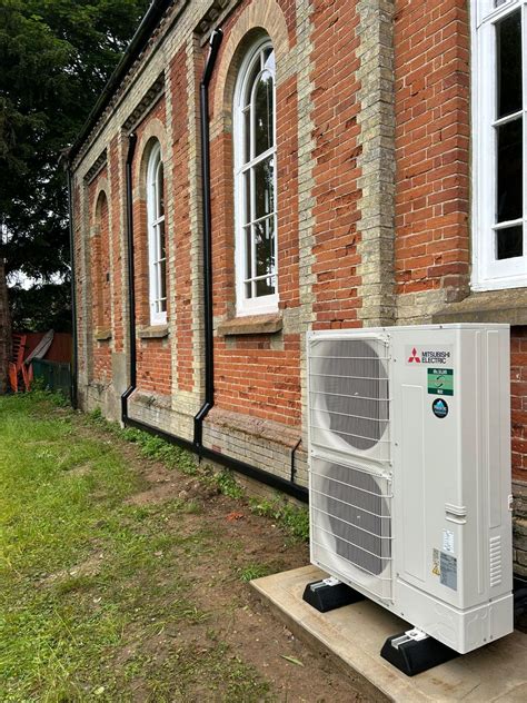 Twin Split System We Installed A Couple Of Weeks Ago To Replace This Village Halls Old