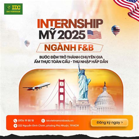 Internship MỸ NgÀnh Fandb Thu NhẬp HẤp DẪn BƯỚc ĐỆm SỰ NghiỆp ToÀn