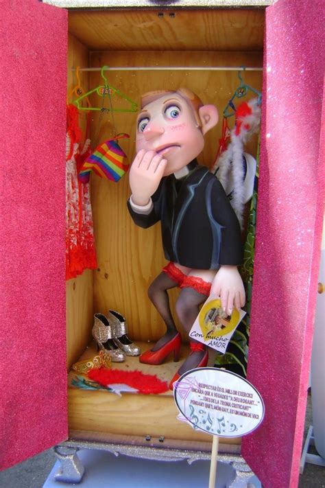 Detail Of A Bonfire Which Are Known As Ninots Detalle De Una Hoguera Que Son Conocidos