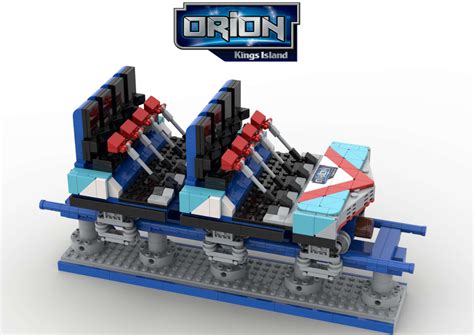 Lego Moc Roller Coaster Orion Kings Island By Coastersbricks