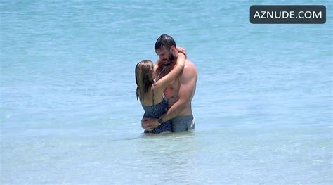 Irena Srbinovska And Locky Gilbert Spotted At Leighton Beach In Perth