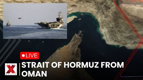 Strait Of Hormuz Live Ships Seen From Musandam Coast In Oman Newsx