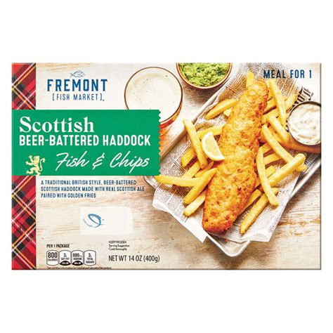 Fremont Fish Market Beer Battered Haddock Fillet And Chips Same Day