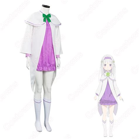 Reゼロから始める異世界生活 エミリア 幼少期 コスプレ衣装 Costowns