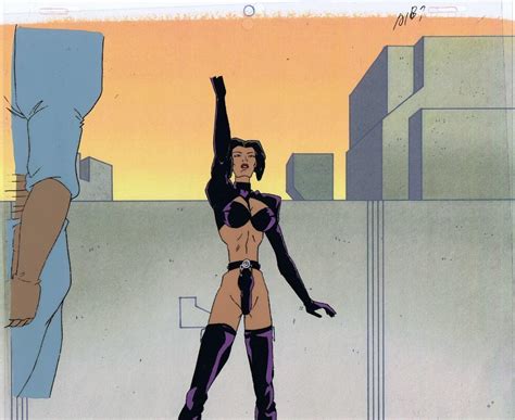 Aeon Flux Original Production Cel Cell Animation Art Coa Mtv Liquid