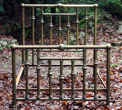 Early 1900s Full Size Solid Brass Bed Collectors Weekly