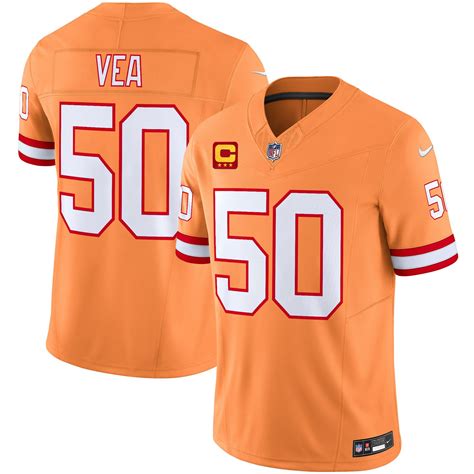 Mens Vita Vea Tampa Bay Buccaneers Throwback Vapor Limited Creamsicle