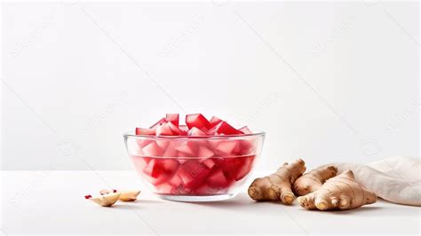 Best Red Ginger Powerpoint Background For Presentation