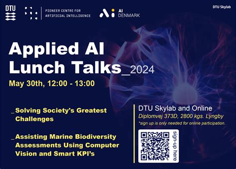 Dtu Skylab Applied Ai Lunch Talks Event Pioneer Centre For