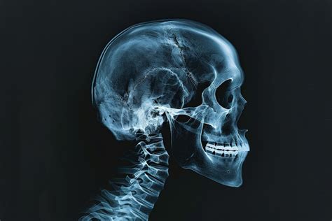 Premium Photo Human Skull Xray Anatomy Cranial Bones Structure