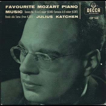 Favourite Mozart Piano Music Julius Katchen