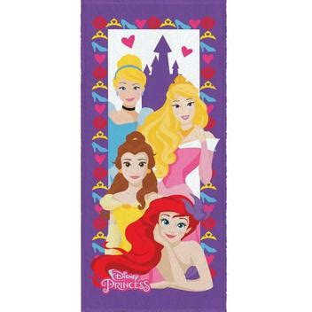 Toalha Felpuda De Banho Estampada Princesas 60 Cm X 120 M Lepper