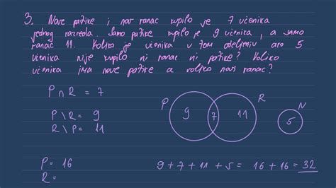 Skupovi Tekstualni Zadaci Vežbamo Matematika Za 5 Razred Youtube