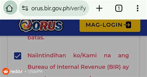 Orus Tin Inquiry Taxph