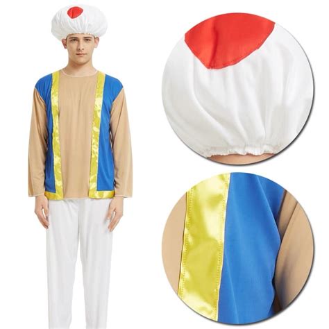 Mario Toad Mushroom Costume Mens Fashion Tops And Sets Sets
