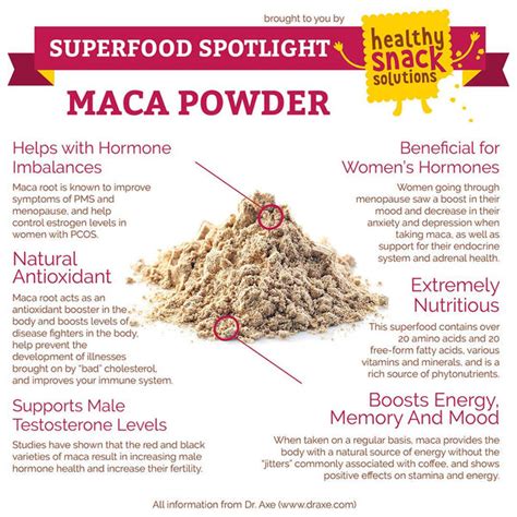 Maca Powder Healthy Snack Solutions