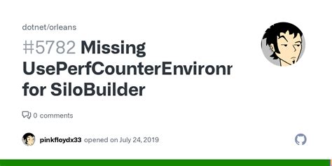 Missing Useperfcounterenvironmentstatistics For Silobuilder · Issue
