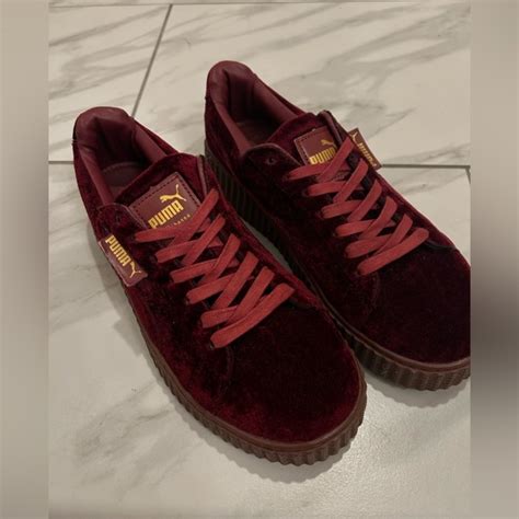 Puma Shoes Authentic Puma X Fenty Rihanna Velvet Maroon Creeper