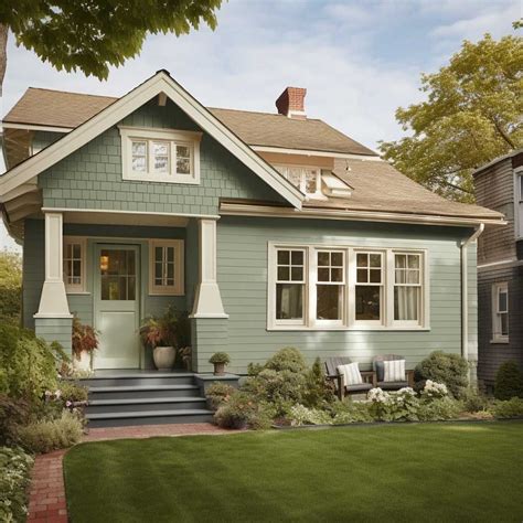 10 Popular Colors Setting The Trend For House Exteriors • Artfasad Green House Exterior