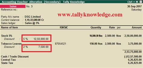 How To Enter GST Sales With Cash Trade Discount At The Item Level