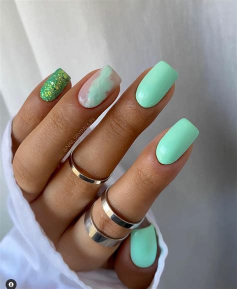 24 Refreshing Mint Nails Designs For All Occasions The Glossychic