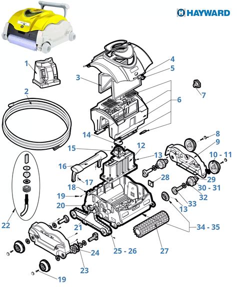 Hayward Replacement Parts Hayward Aquavac Pool Cleaner Parts Pool
