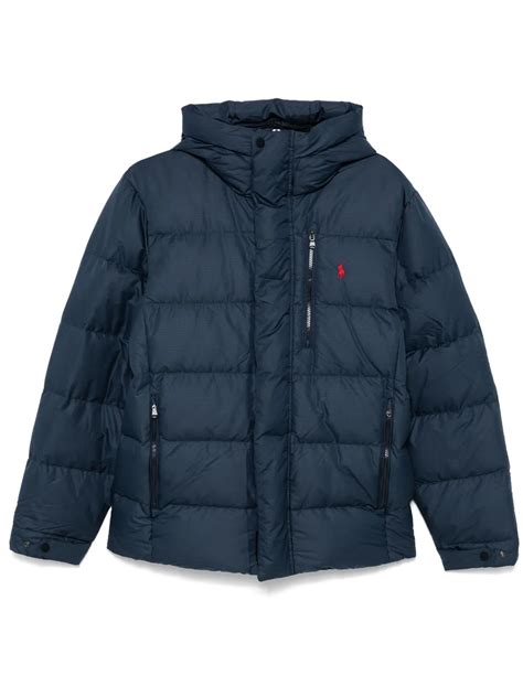 Polo Ralph Lauren Gorham Puffer Jacket Blue Farfetch Uk