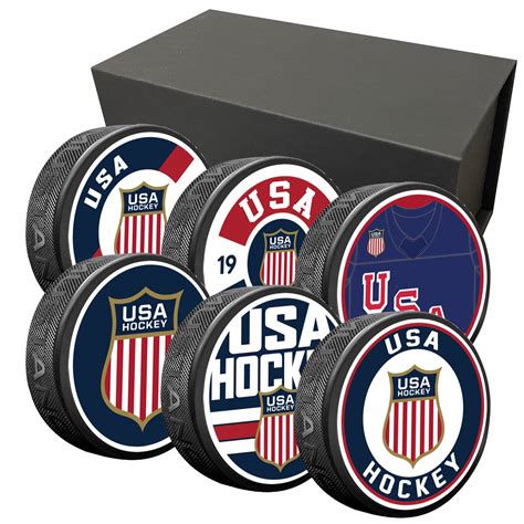Team Usa 2026 6 Puck Pack Hockey Hall Of Fame