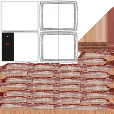3d Packaged Bacon Model Turbosquid 2377909