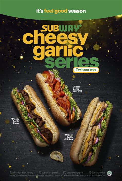 Love Garlic Subway Now Has A New Cheesy Garlic Series Goody Feed