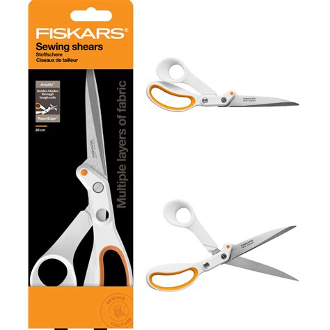Fiskars Razor Edge Precision Scissors 15cm 21cm 24cm Sewprocrafts Ltd