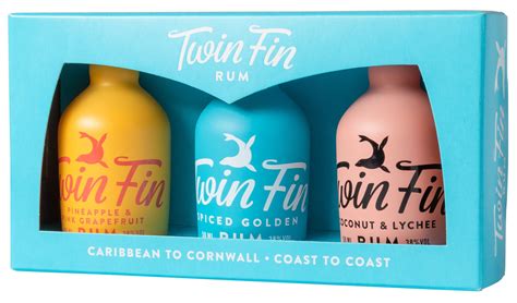 Twin Fin Rum Mini T Set 3 X 5cl Distillers Direct