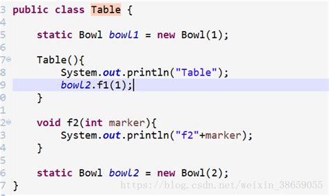 Java静态数据与非静态数据的初始化static Table V Csdn博客