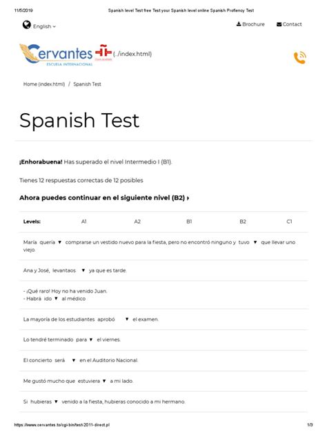 Spanish Level Test Free Test Your Spanish Level Online Spanish