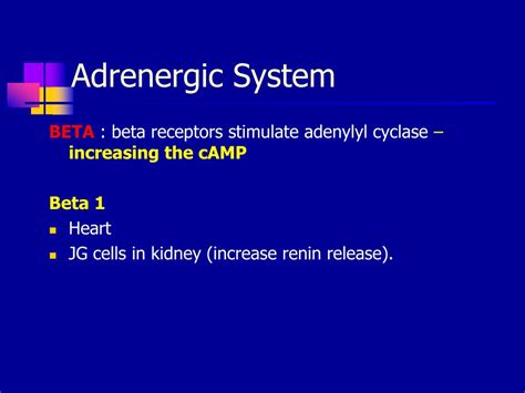 Ppt Adrenergic Transmission Powerpoint Presentation Free Download