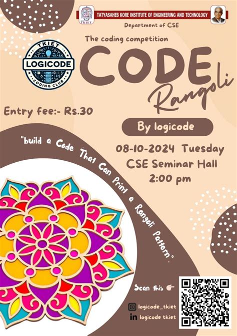 Gaurav Varnekar On Linkedin Logicode Coderangoli Creativecoding