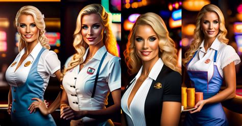 Lexica Portrait Of A Blonde Female Dancer Working As A Waitress In A